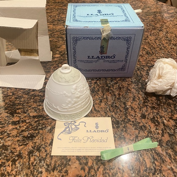 Lladro | Holiday | Lladro 988 Christmas Ornament Bell Collection Nib ...